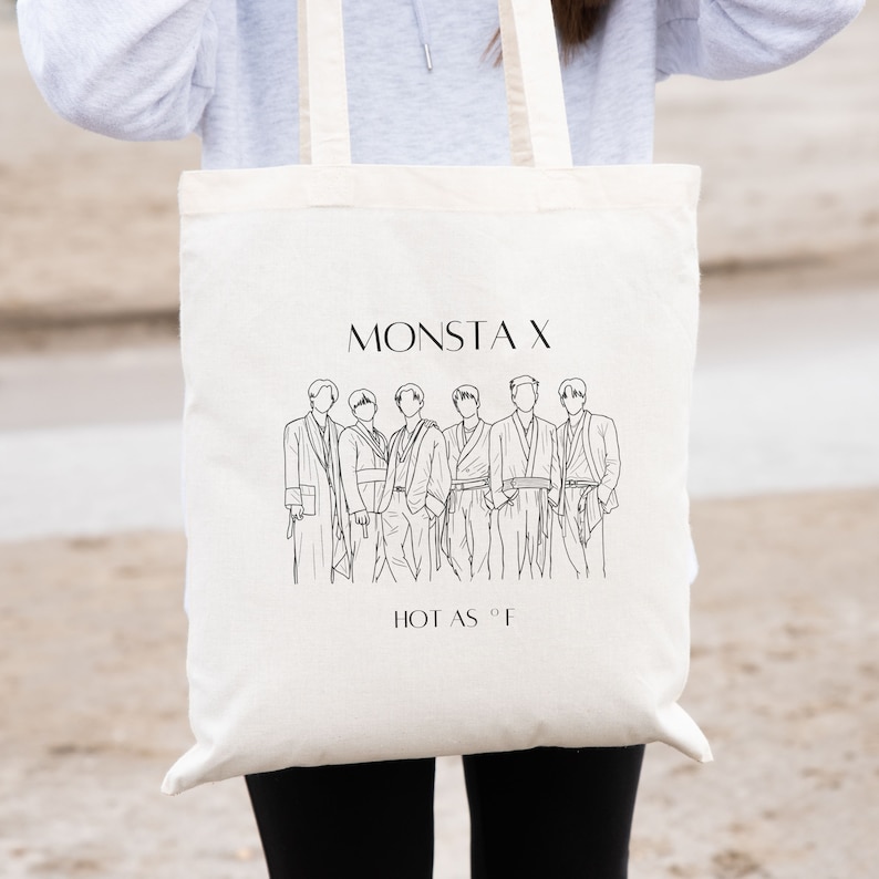Monsta X Tote Bag | Monsta X Gambler | Monsta X Tote | Monsta X Merch ...