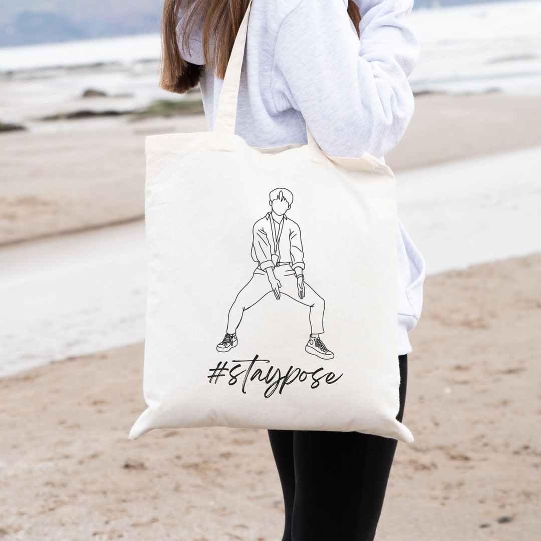 Stray Kids Tote Bag Stay Pose Lee Know Stray Kids Original Line Art ...