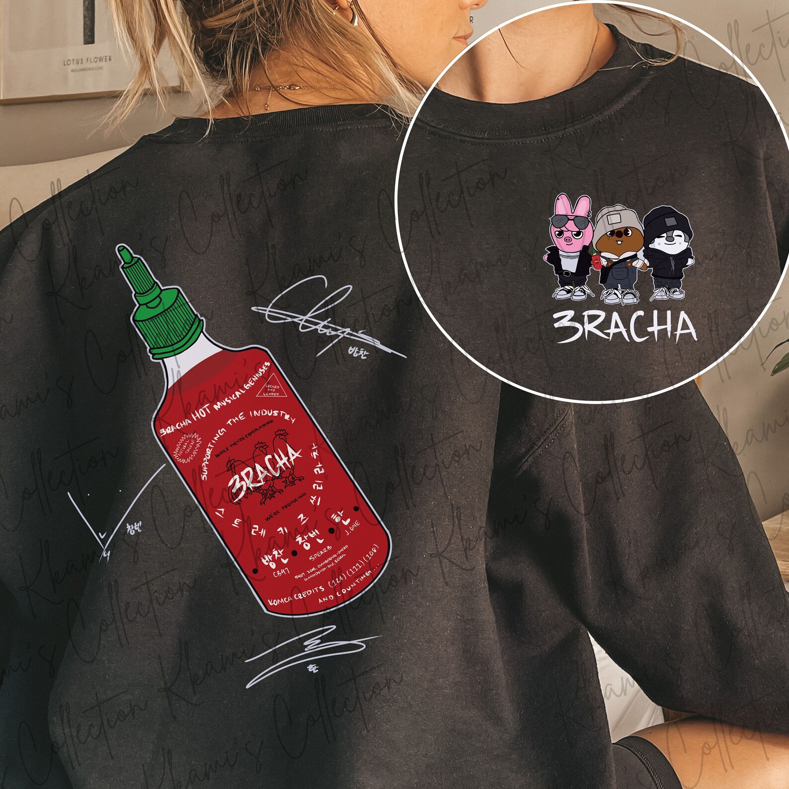 3racha Sweatshirt,3racha Hoodie, Stray Kids Hoodie, Stray Kids ...
