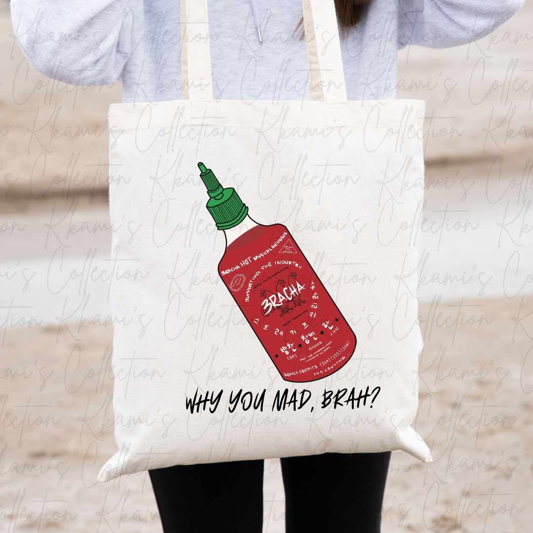 3racha Tote, Why You Mad Brah, Stray Kids Tote, Stray Kids Merch, Kpop ...