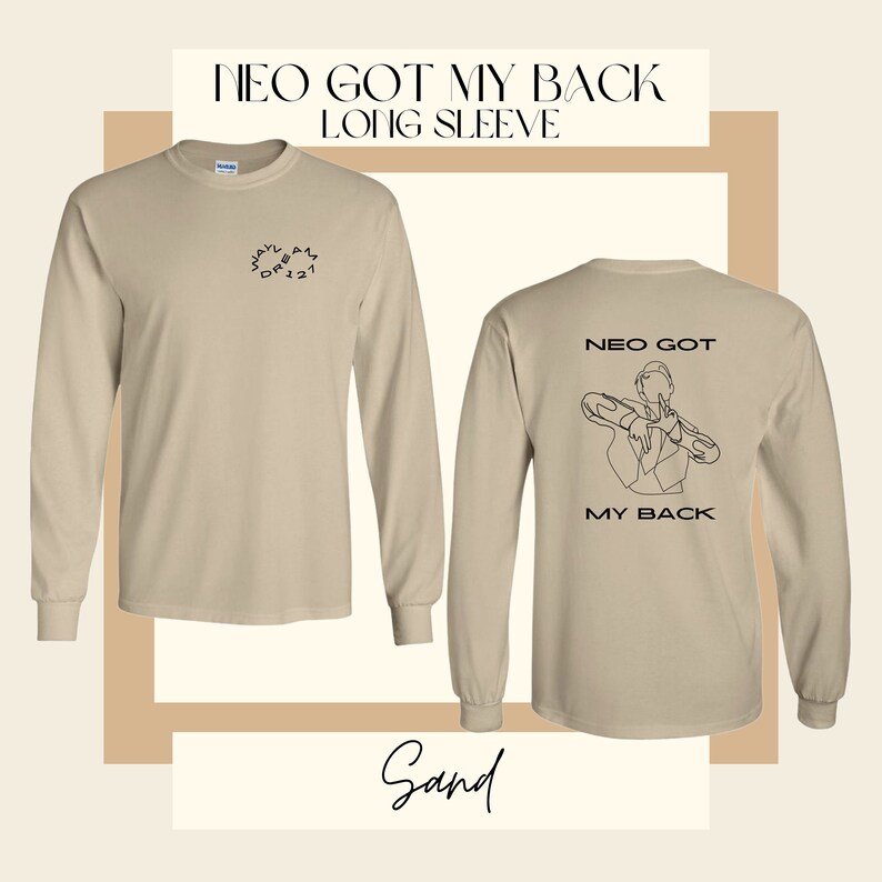 NCT Inspired Long Sleeve, Neo Got My Back, Kpop Shirt, NCT Dream, Wayv ...