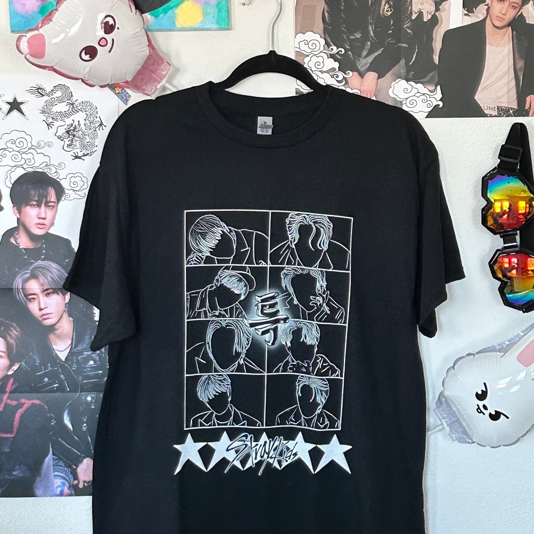 Stray Kids 5 STAR Shirt, SKZ Shirt, Kpop Shirt, Stray Kids Tshirt, Top ...