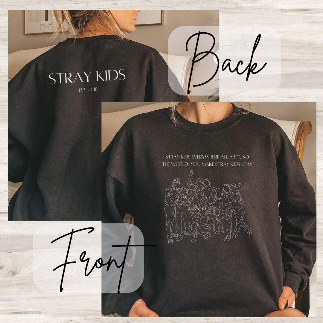 Stray Kids Shirt, Stray Kids Hoodie, Kpop Crewneck, Stray Kids Shirt ...