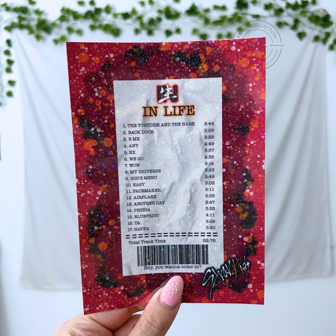 Stray Kids IN LIFE Print, Subtle Kpop Wall Art, Kpop Desk Decor, Kpop ...