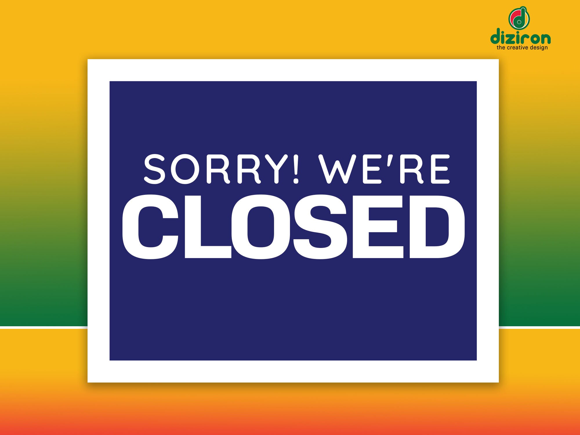 Printable Come in We're Open and Sorry We're Closed, Sign Boards US ...