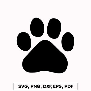 Dog Paw SVG, Set of Dog Foot Print Svg,png,dxf, Eps, Pdf , Cricut ...