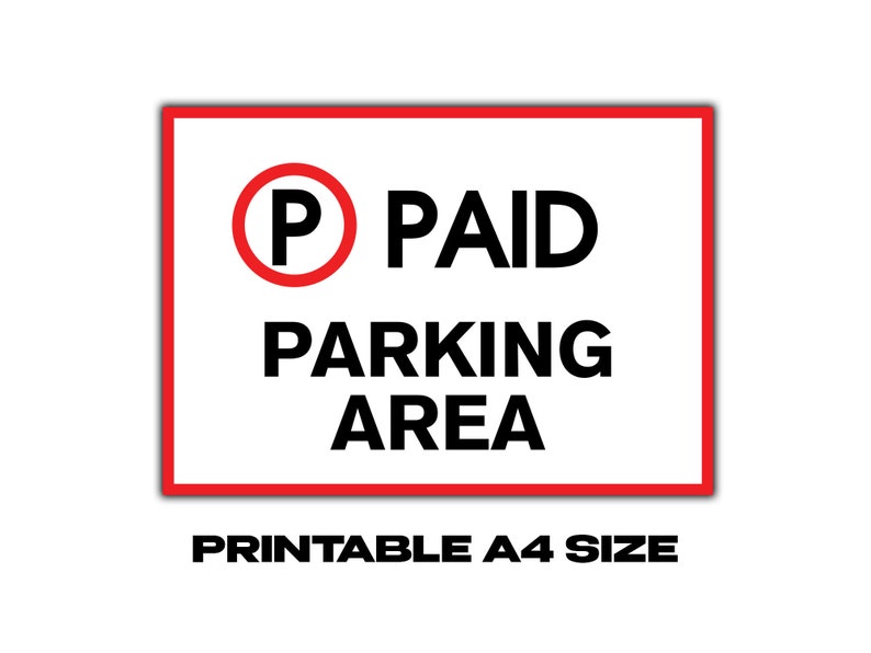 No Parking Sign Board Printable A4 Size Pdf, No Parking Road Sign ...