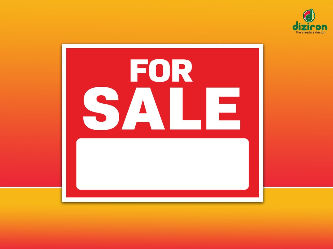 Printable for Sale Us Letter and A4 Size PDF, Instant Download - Etsy