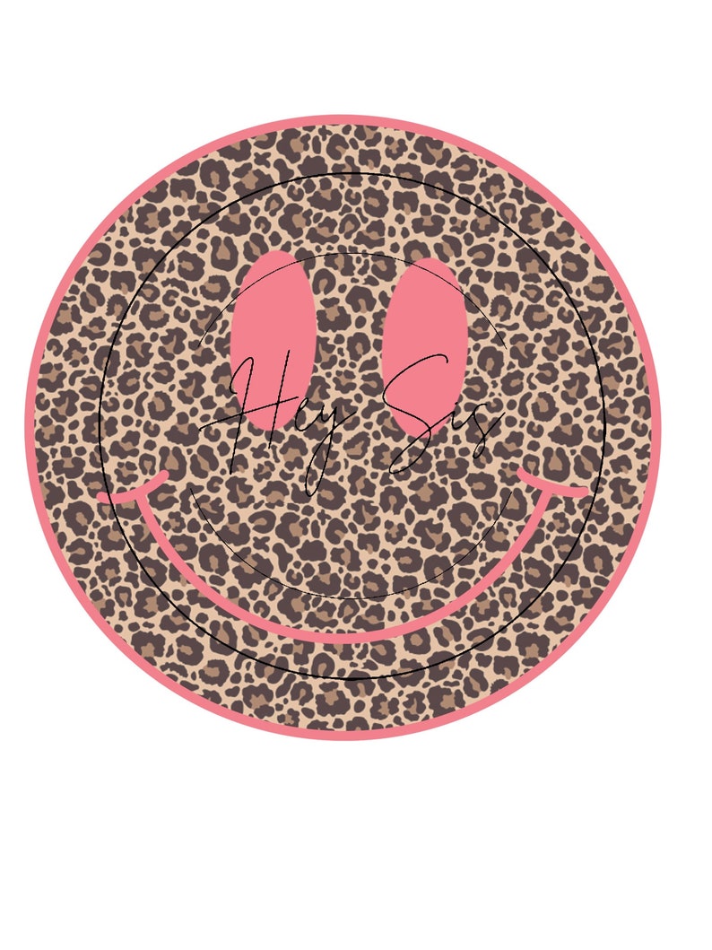 Smiling Cheetah Print Face, Png Digital Download - Etsy