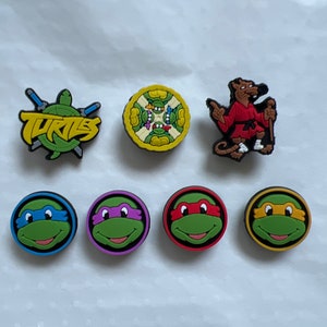 Ninja Turtles Croc Charms - Etsy