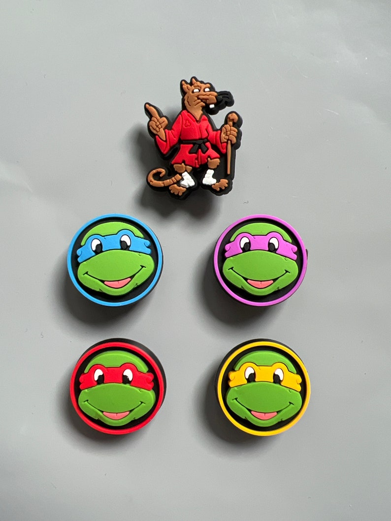Ninja Turtles Croc Charms - Etsy