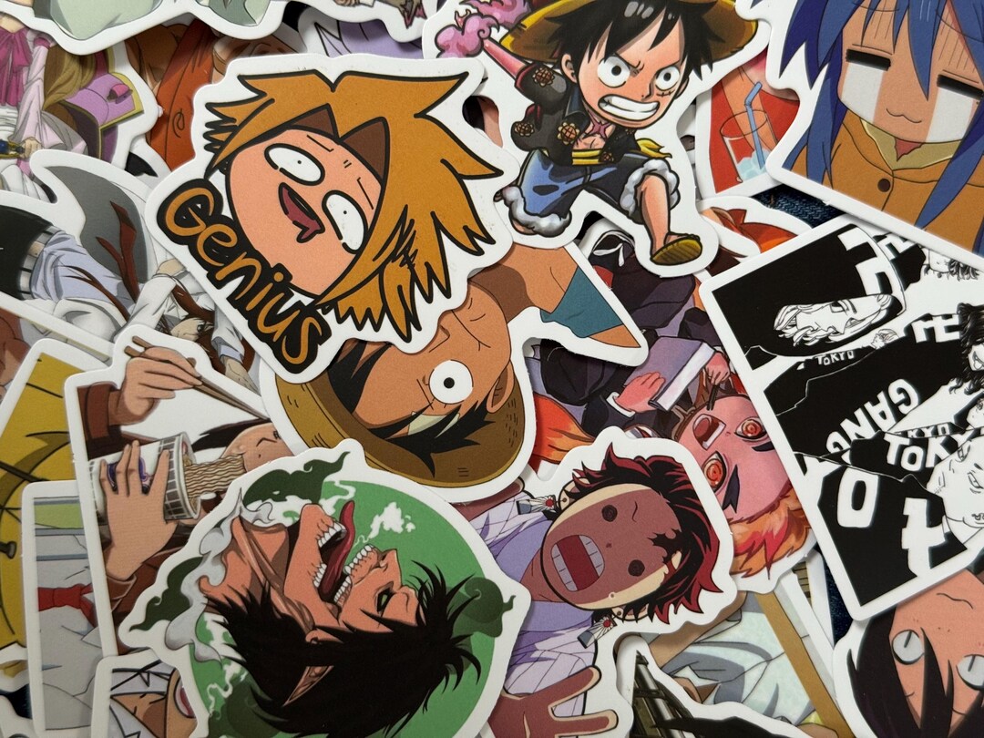 Anime Lucky Dip Sticker Pack - Etsy