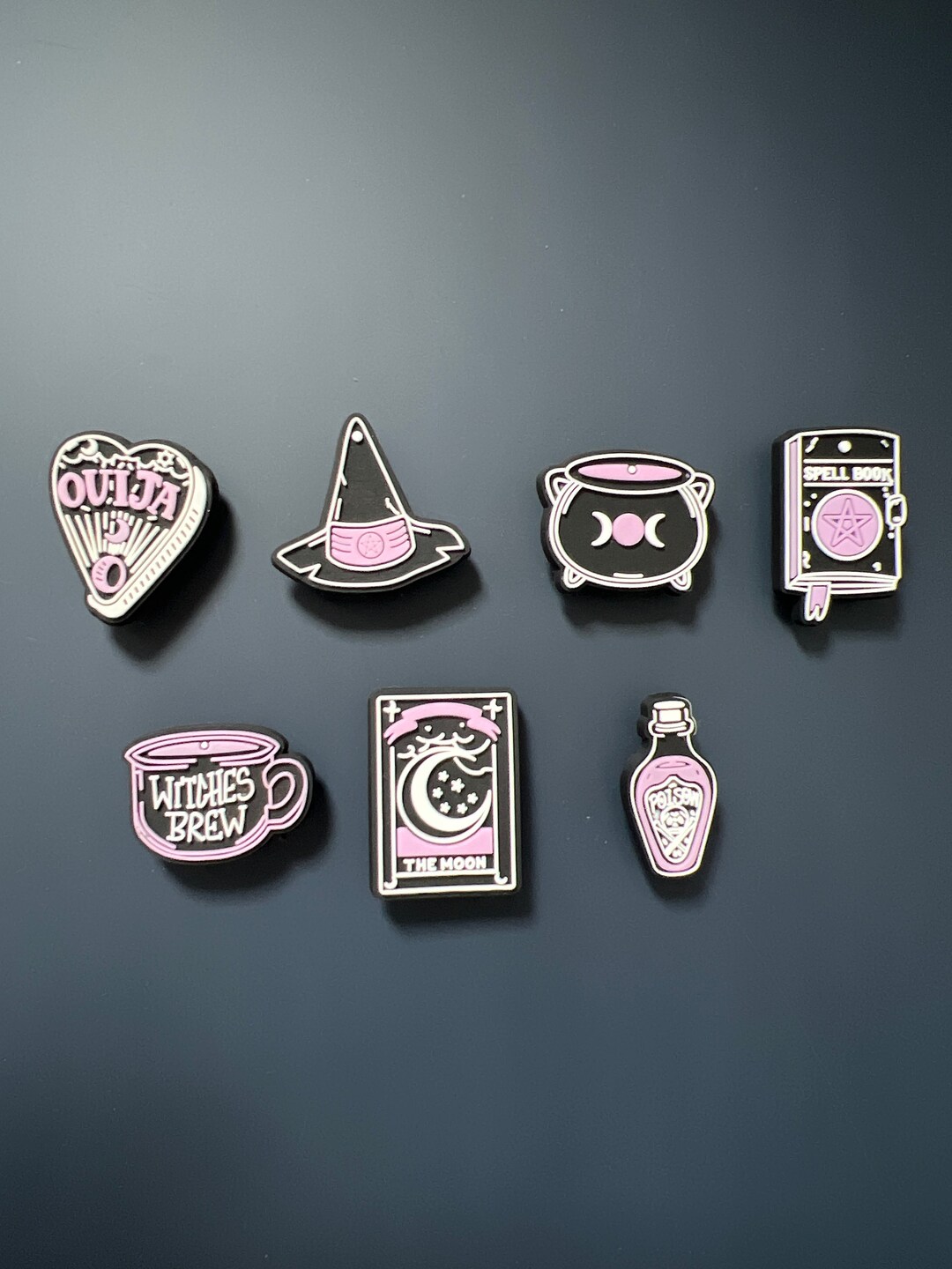 Witch Magic Clog Charms black Cat Charm Witchcraft Cauldron Charm Spell ...