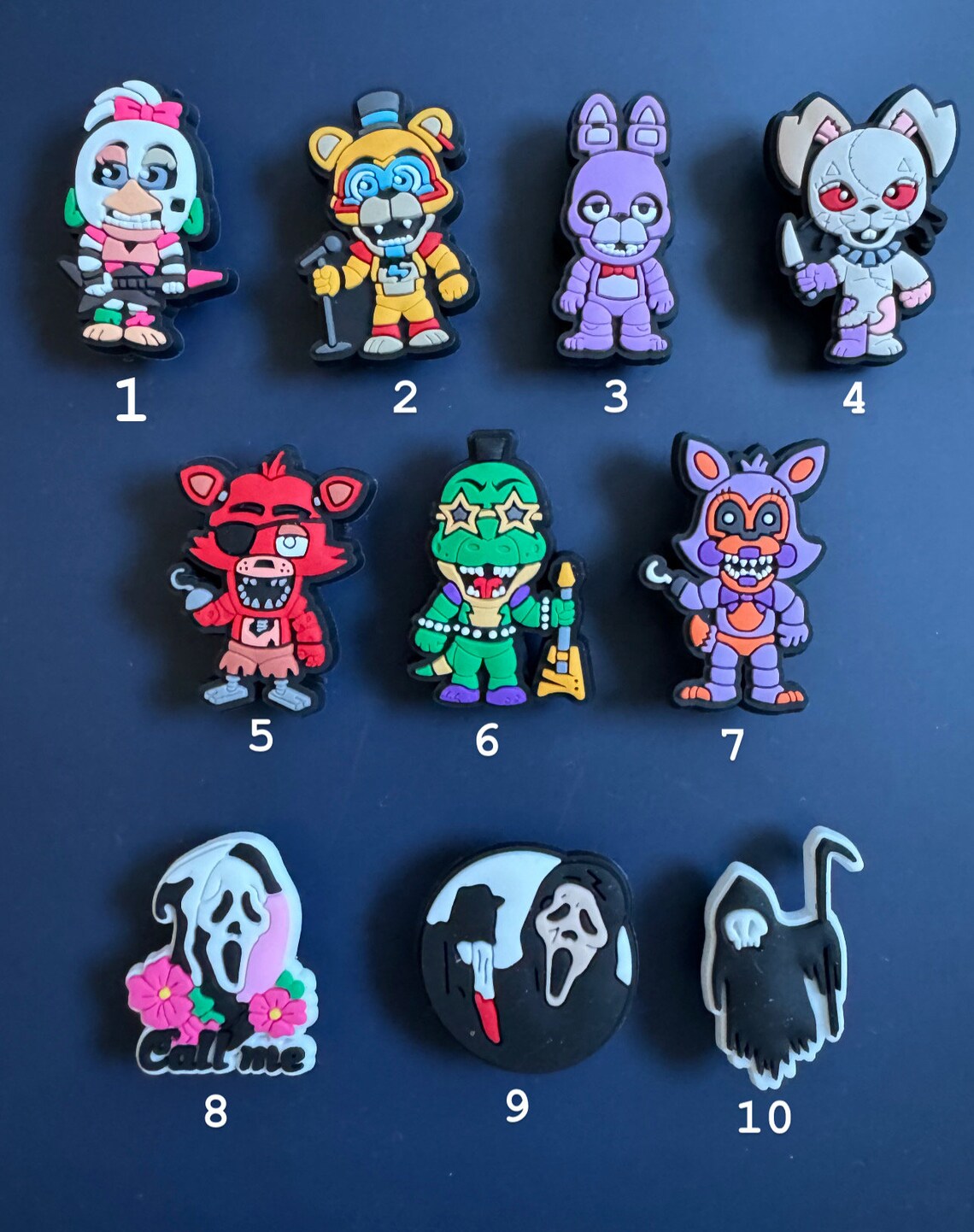 Horror Film Shoe Charms - Etsy