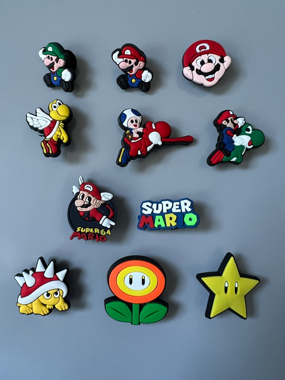 Cool Games Character Super Mario Shoe Charms - Etsy