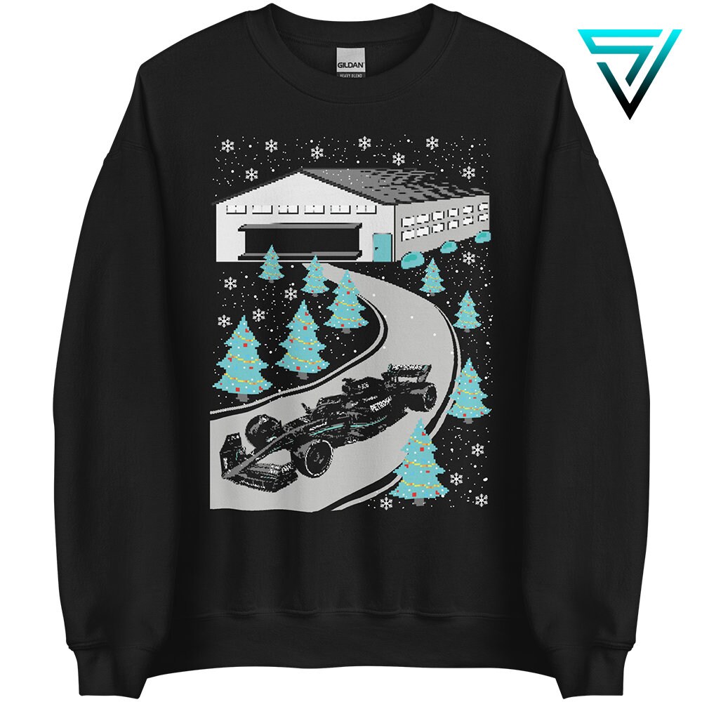 Mercedes F1 Christmas Jumper, Mercedes F1 Christmas Sweatshirt ...