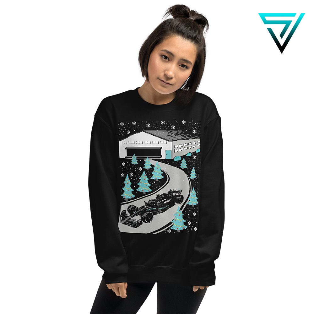 Mercedes F1 Christmas Jumper, Mercedes F1 Christmas Sweatshirt ...