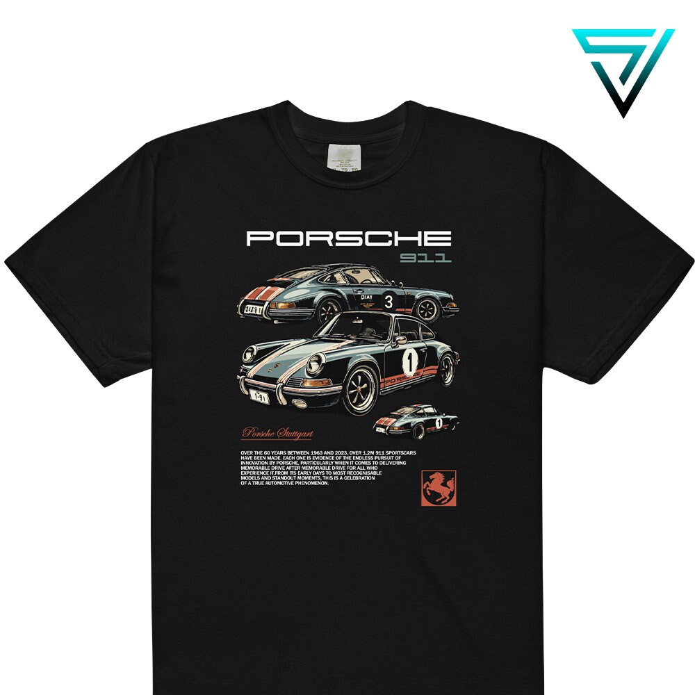 Porsche 911 Vintage T-shirt Porsche Shirt - Etsy