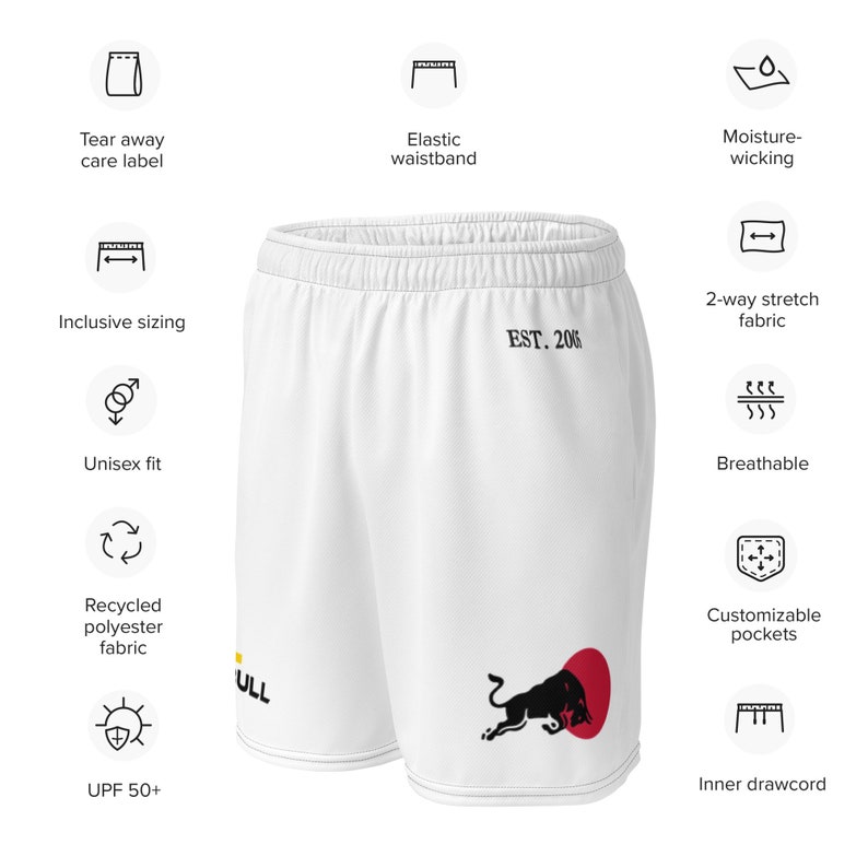 Redbull Formula 1 Shorts, Redbull F1 Short, Redbull Mesh Shorts ...