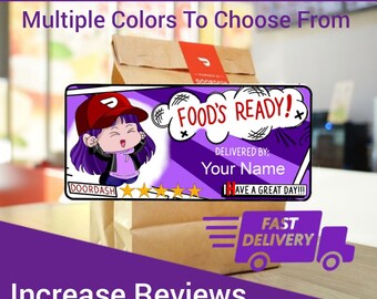 Custom Door Dash Stickers - Etsy