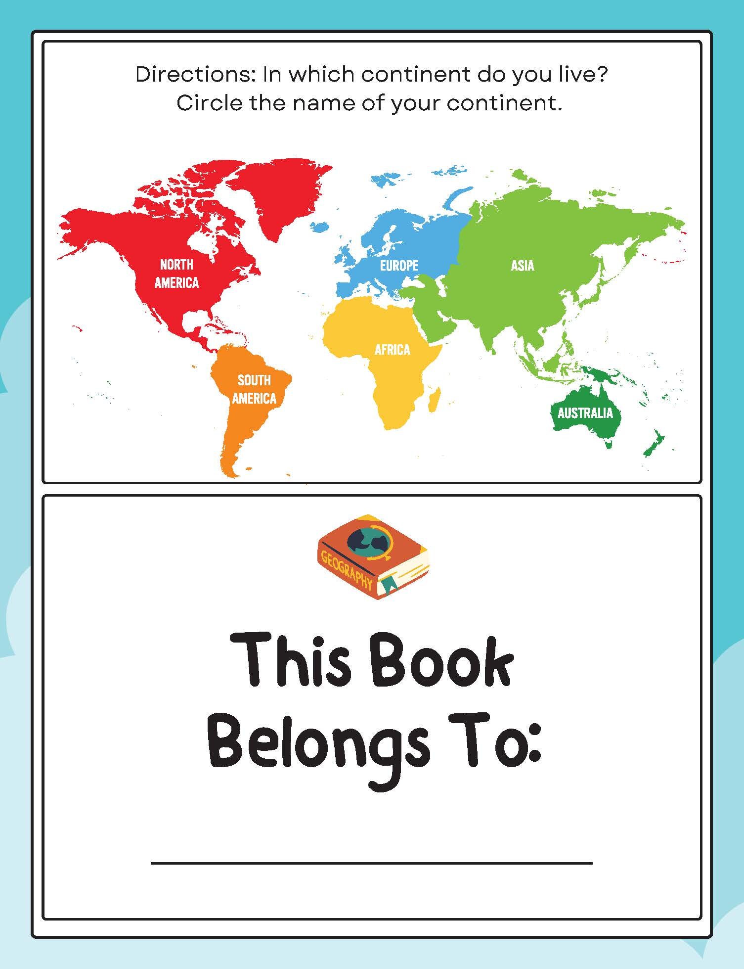 Geography Word Search Puzzle Workbook | Activity Book | Maze and Fun ...