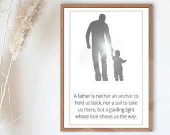 Fatherhood Poster - Etsy