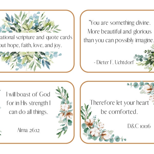 Quote Cards - Etsy