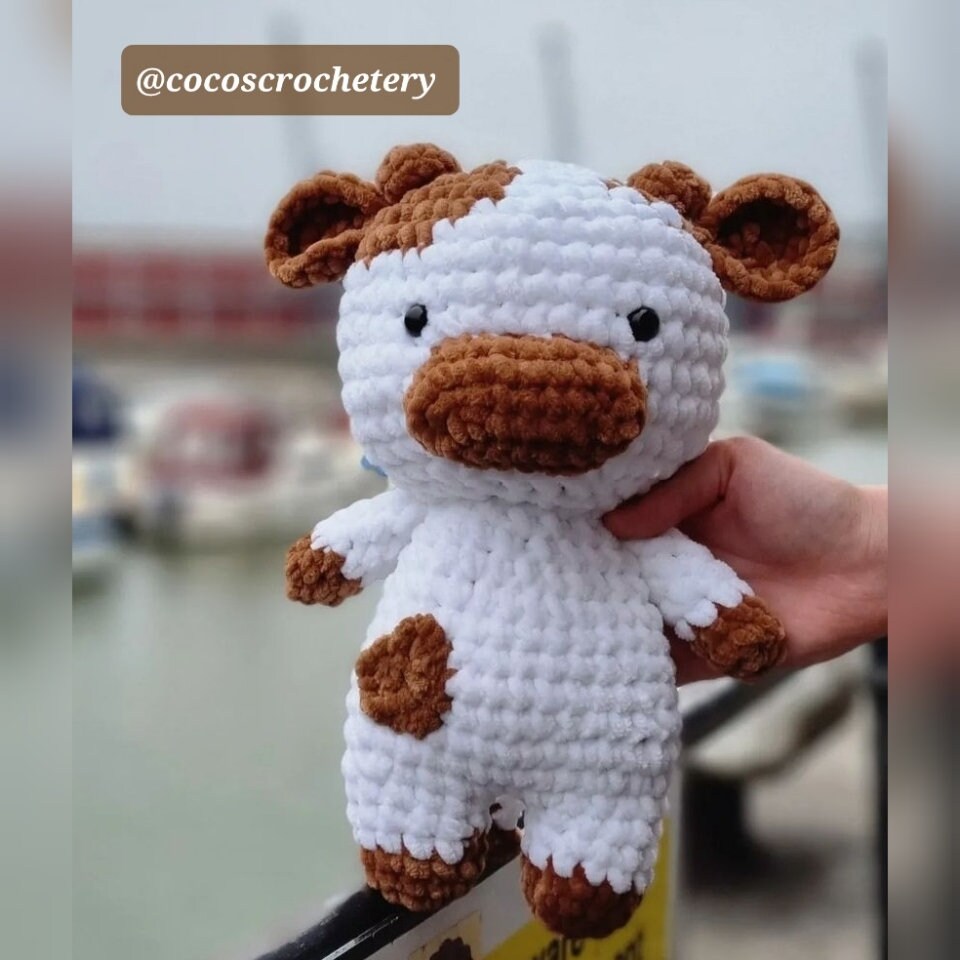 Handmade Chunky Cow Stuffed Animal Teddy - Etsy