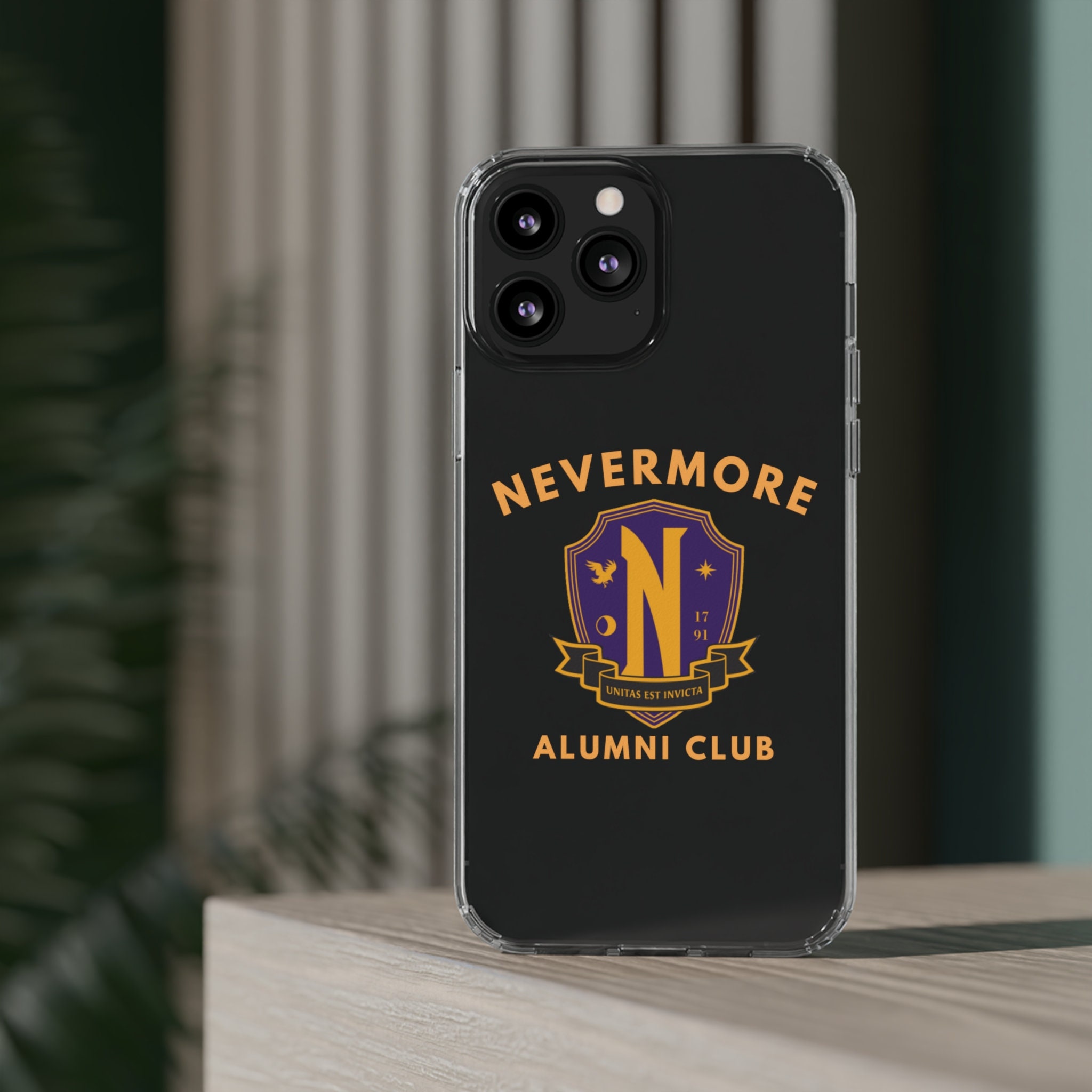 Wednesday Addams Nevermore Alumni Crest IPhone Case