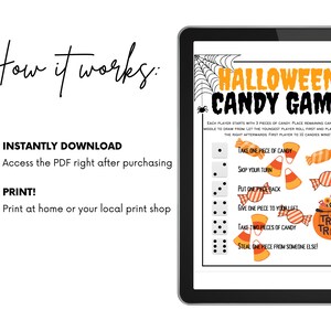 Halloween Candy Game Printable - Etsy Canada