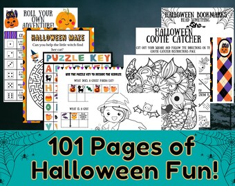 5 Halloween Coloring Pages. Teacher Color Pages for Kids - Etsy