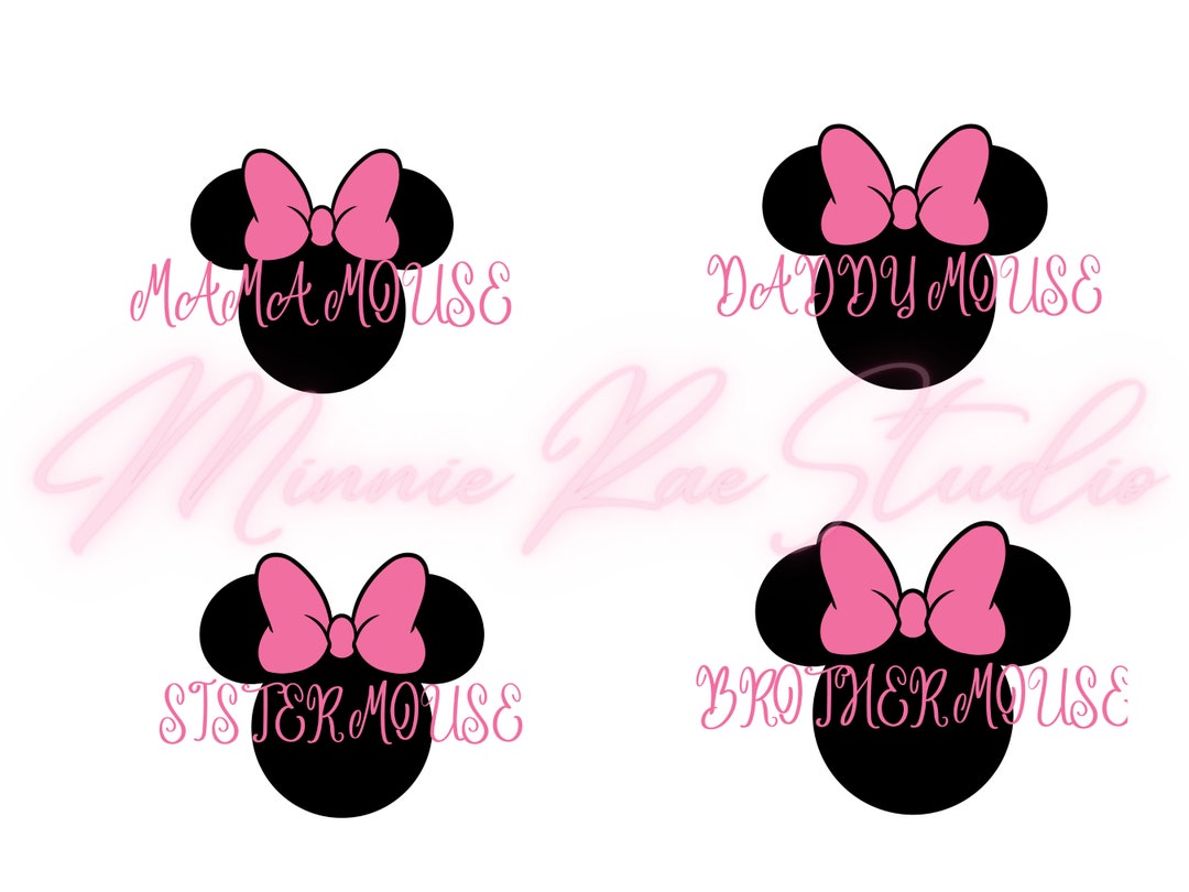Mama Mouse, Daddy Mouse, Sister Mouse, Brother Mouse BUNDLE INSTANT ...