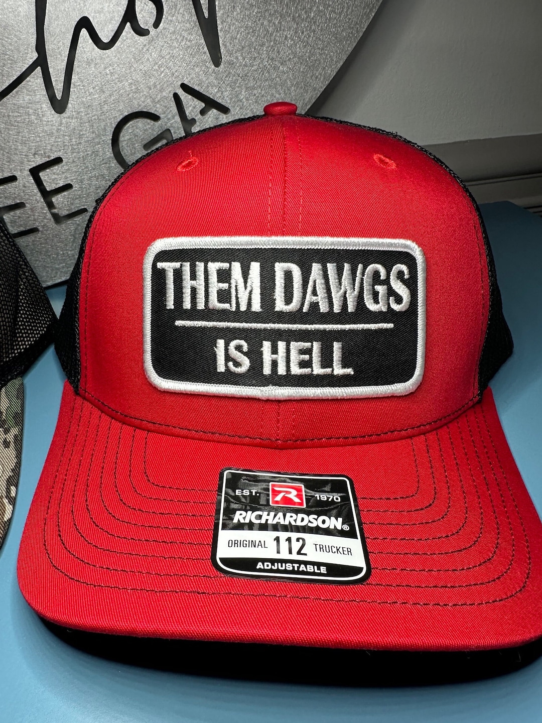 Them Dawgs is Hell Custom Trucker Hats - Etsy