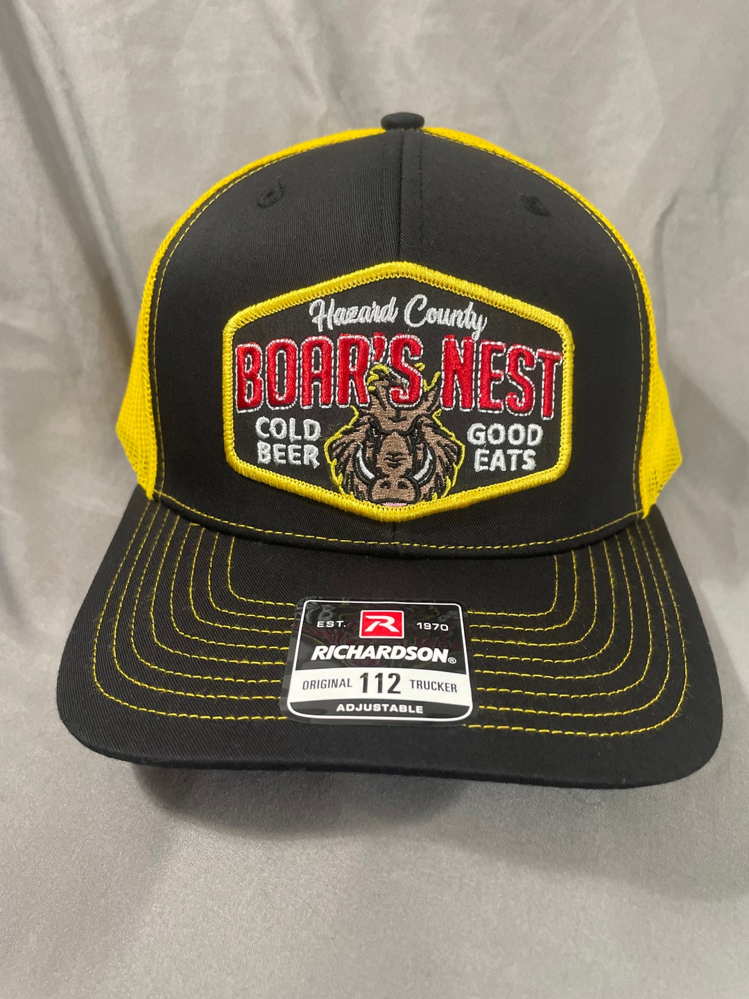 Custom “boars Nest” Richardson 112 Trucker Hat - Etsy