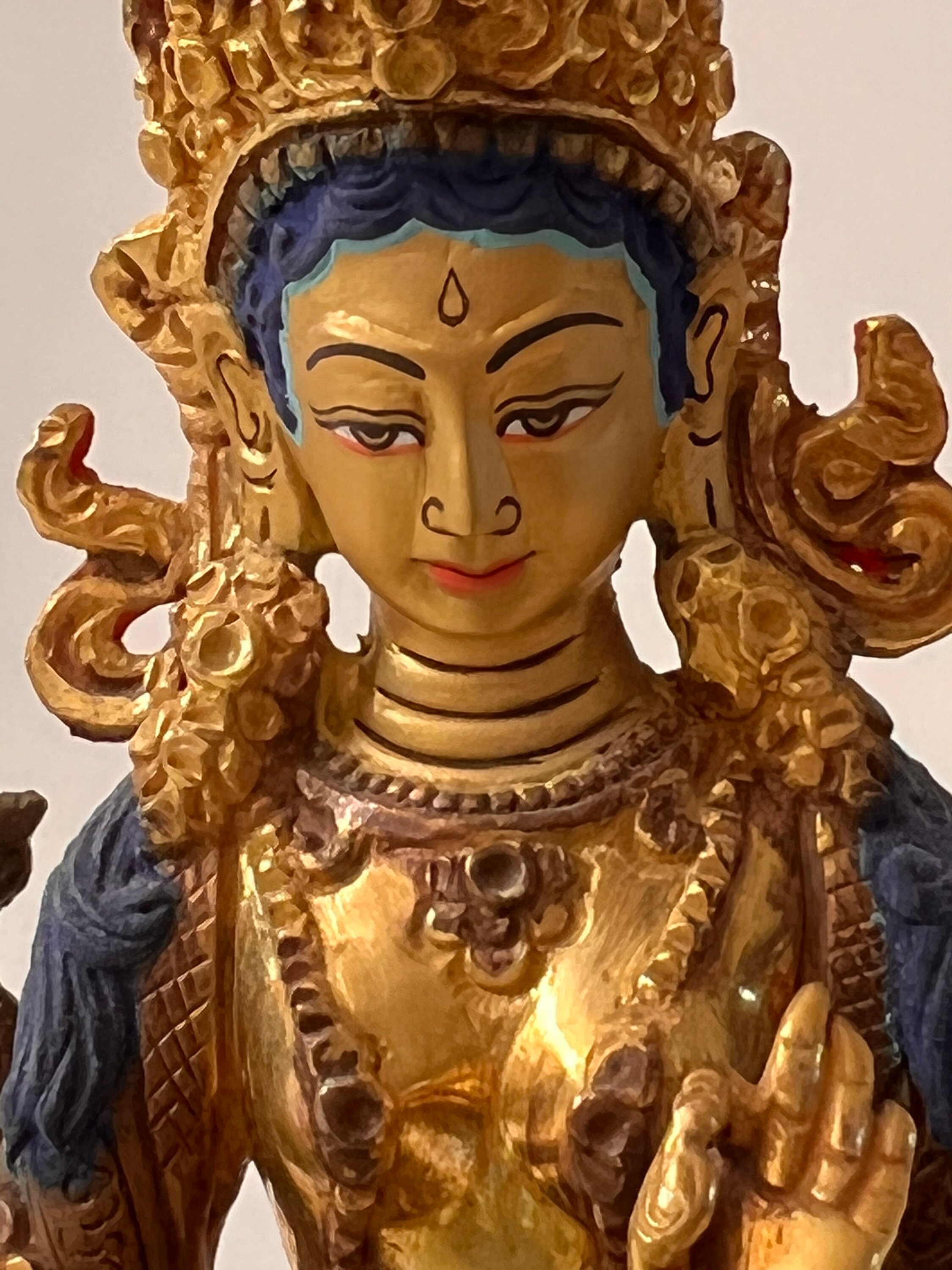Tibetan Goddess Jetsun Dolma Statue green Tara Mother of Liberation ...