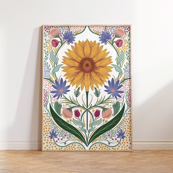 Sunflower Poster - Etsy