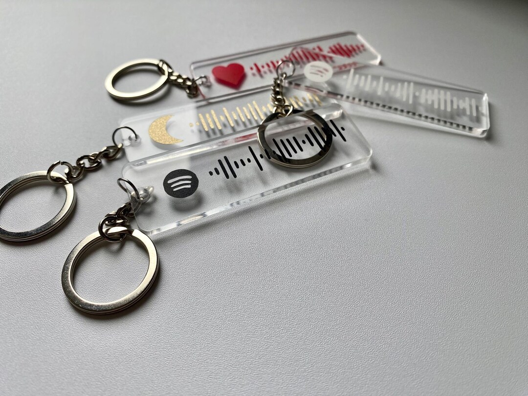 Custom Scannable Spotify Code Keyring - Etsy