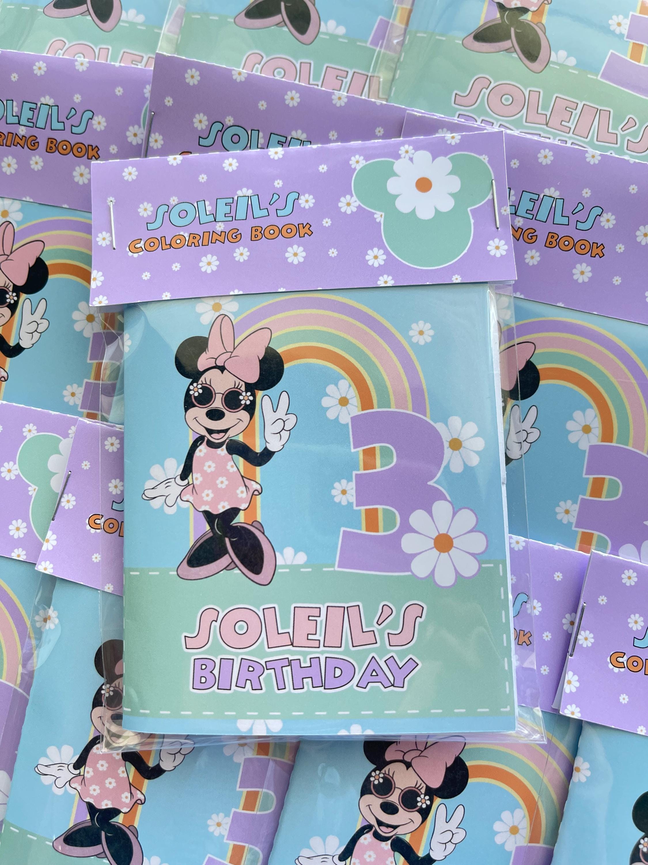 Groovy Minnie Mouse, Groovy Minnie Coloring Book, Minnie Mouse Coloring ...