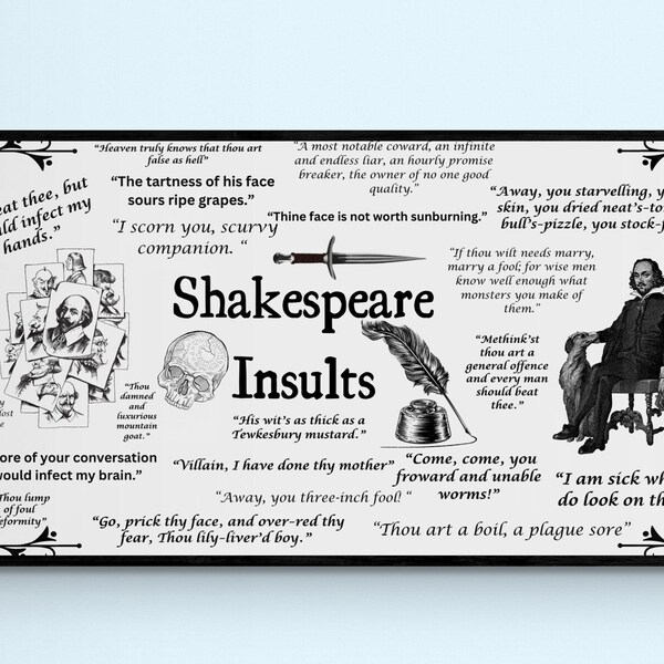 Shakespeare Quote - Etsy