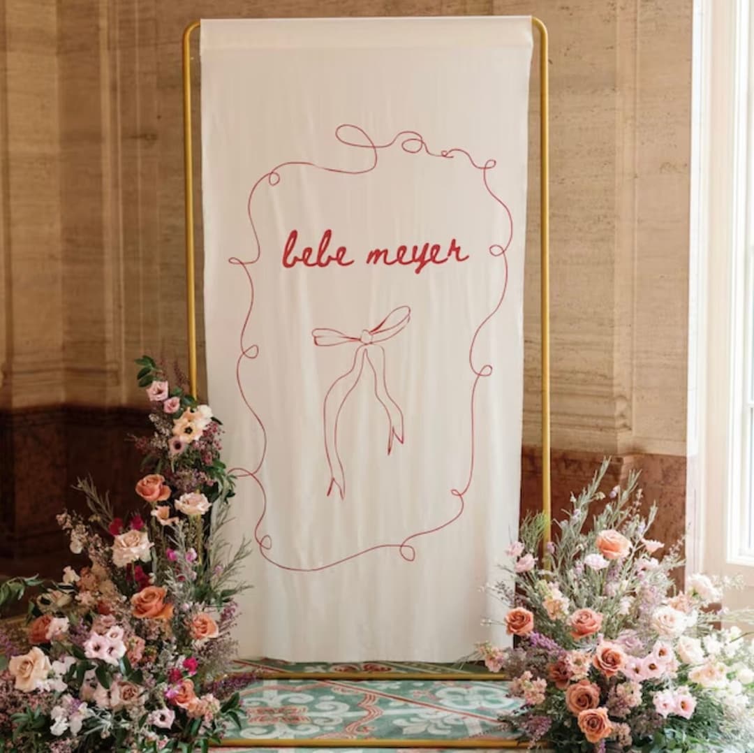 Fabric Linen Welcome Sign Welcome Sign Baby Shower Sign Shower Welcome ...