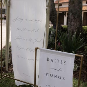 Fabric Linen Welcome Sign Welcome Sign Baby Shower Sign Shower Welcome ...