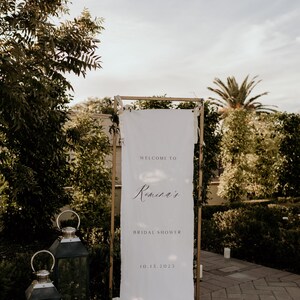 Fabric Linen Welcome Sign Welcome Sign Fabric Sign Wedding Sign Wedding ...