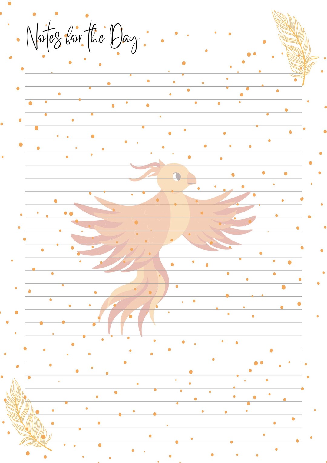 Notes Planner Page Printable, Notebook Pages, to Do List Printable, A4 ...