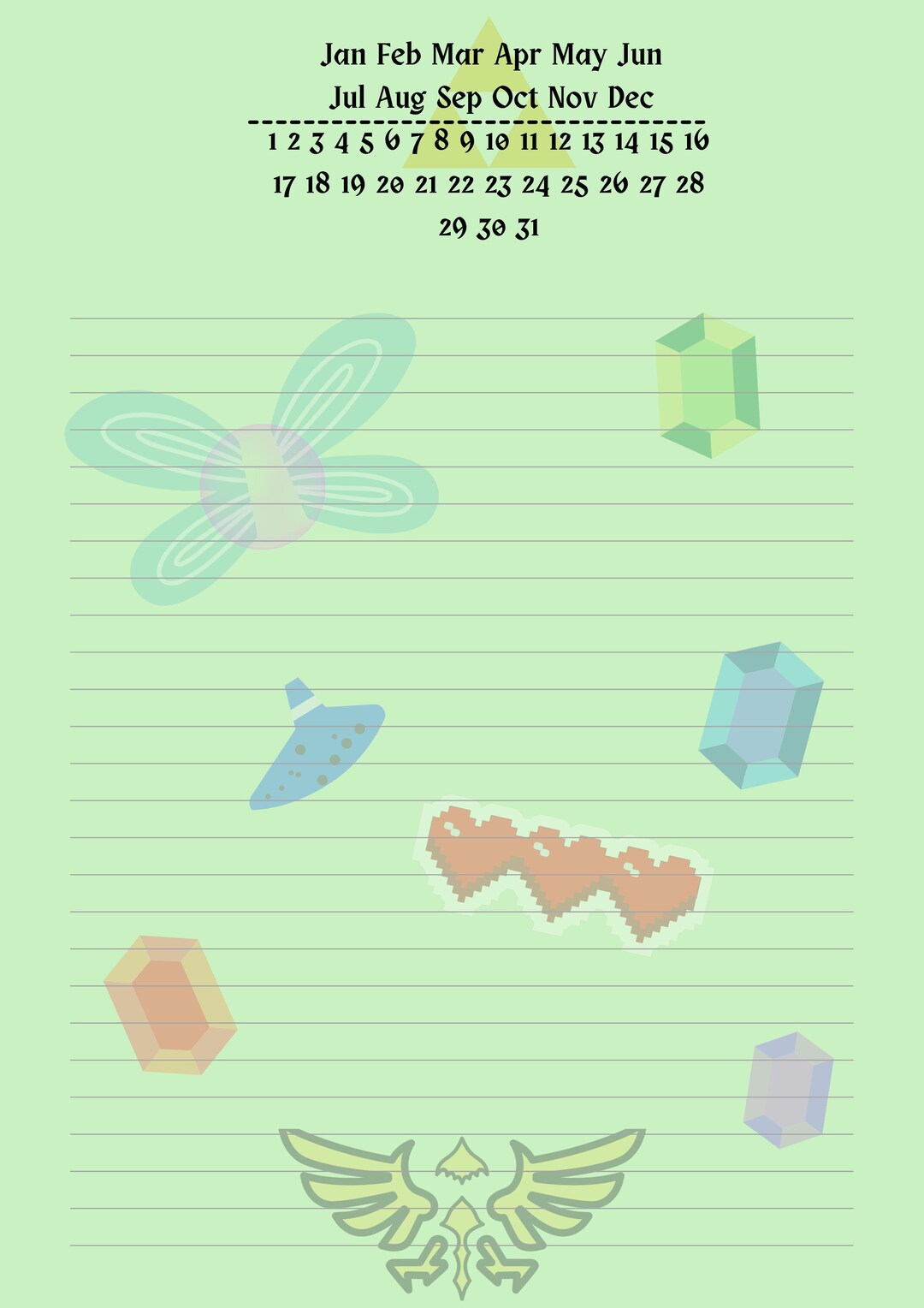 Notes Planner Page Printable, Notebook Pages, to Do List Printable, A4 ...