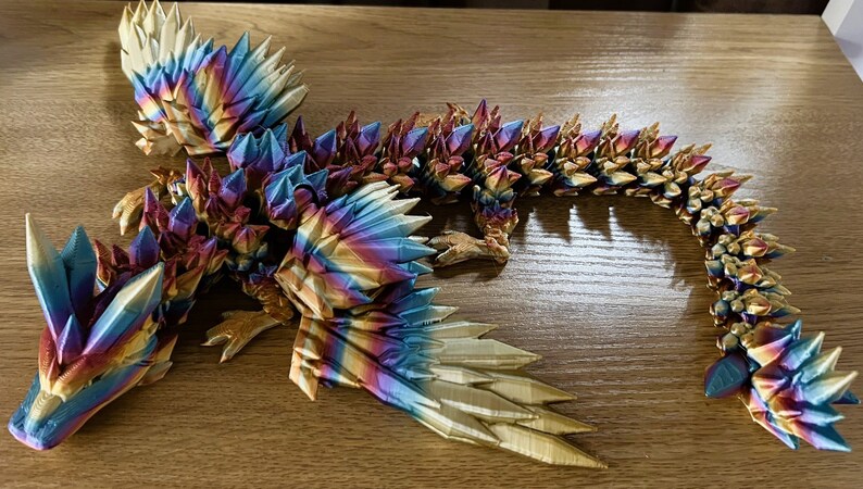 Crystalwing Dragon - Cinderwing3d - Etsy