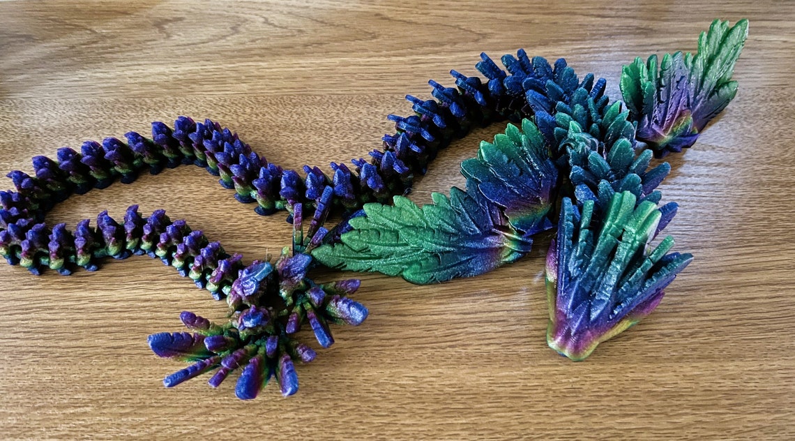 Flying Serpent Dragon Cinderwing3d - Etsy