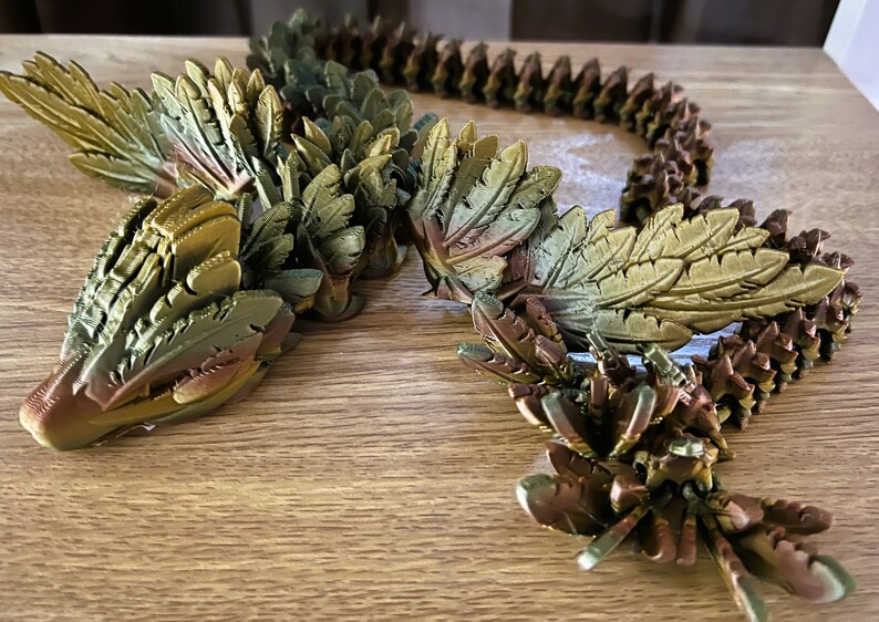 Flying Serpent Dragon - Cinderwing3d - Etsy