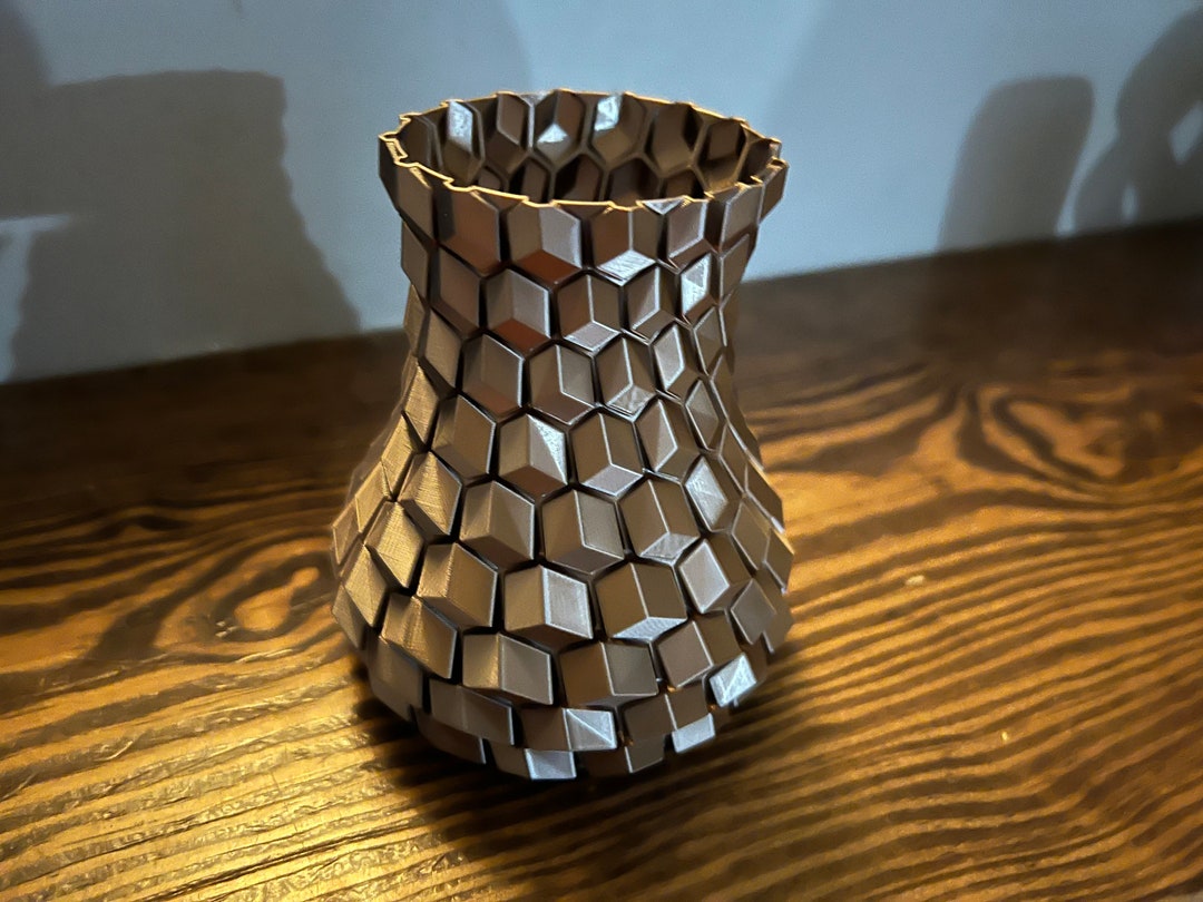 3D Printed Vase - Etsy