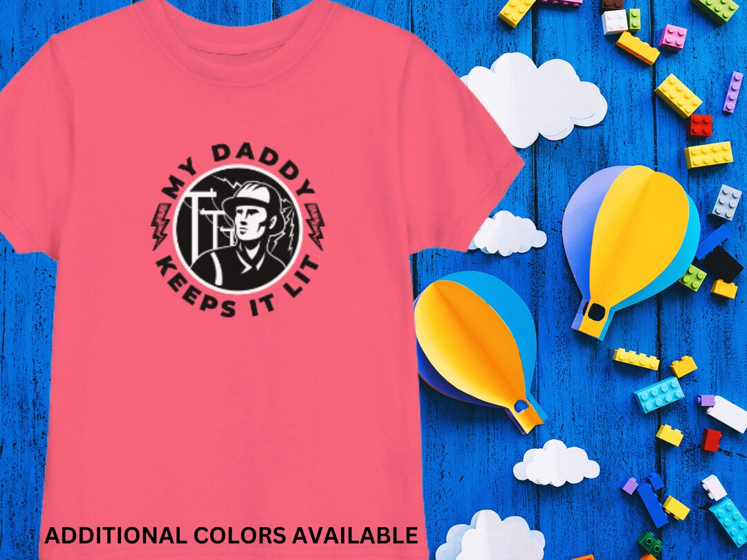 Linemans Kid T-shirt | Linekid Tshirt | Electricians Kid Tee | Lineman ...