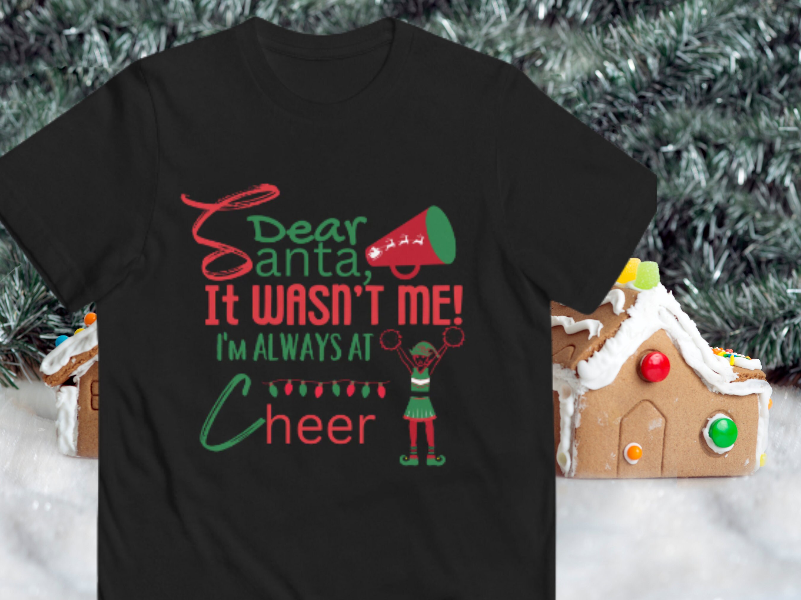 Youth Christmas Cheer Shirt, Cheer Shirt, Funny Cheer Shirt, Santa ...